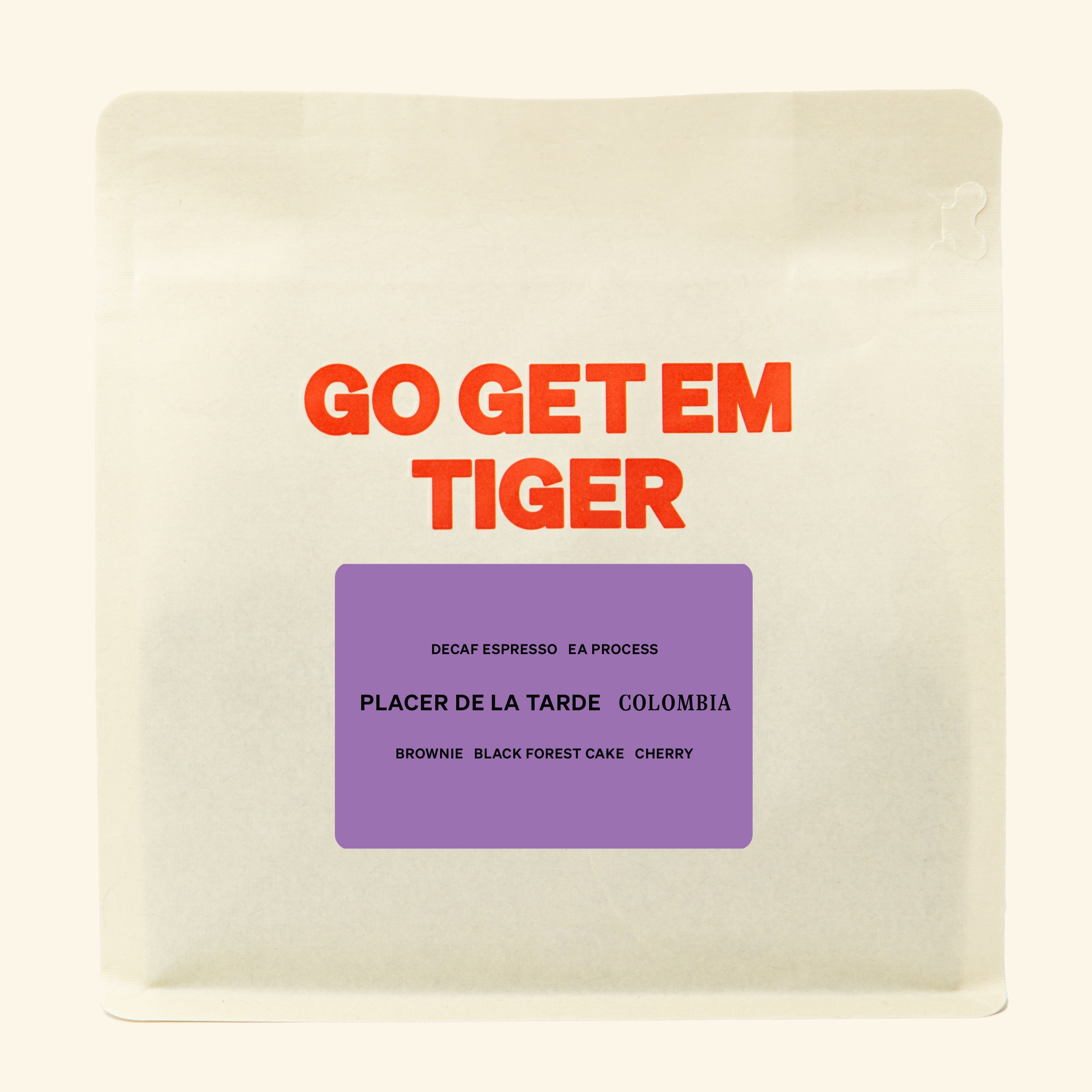 Placer de la Tarde, Colombia Decaf – Go Get Em Tiger